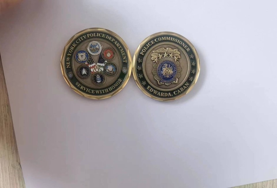NYPD POLICE COMMISSIONER EDWARD A. CABAN CHALLENGE COIN | eBay