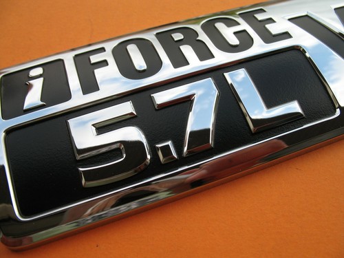 TOYOTA TUNDRA SEQUOIA IFORCE V8 5.7 L EMBLEM LOGO BADGE SIGN NAME USED ...