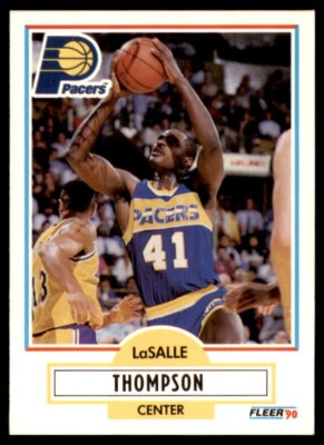 1990-91 FLEER BASKETBALL CARD INDIANA PACERS #83 LASALLE THOMPSON | eBay