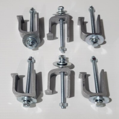 LEER Truck cap aluminum clamps # TB200UM for 8ft bed set of 6 | eBay
