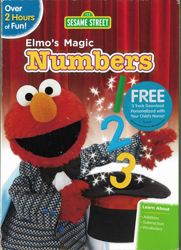 Sesame Street: Elmos Magic Numbers (DVD, 2012) New Sealed! 854392002735 ...