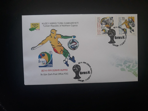 2014 TURKISH CYPRUS ZYPERN CHYPRE "FIFA WORLD CUP 2014 BRAZIL ...