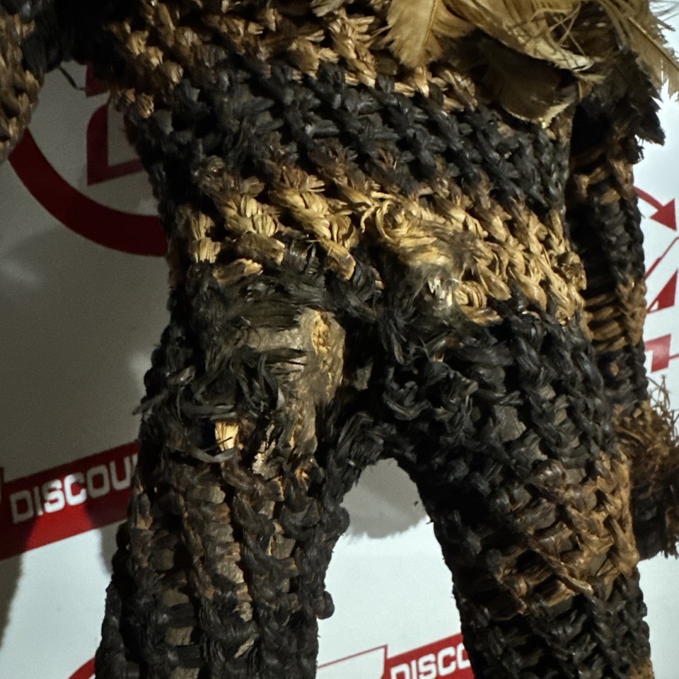 Large Tribal Art Figure Congo Pende Raffia Costume Minganji 72 cm h ...