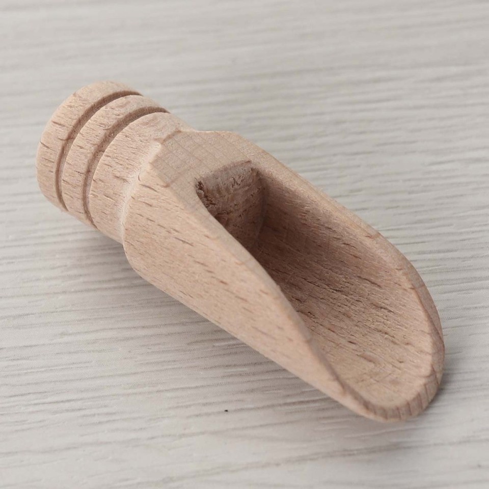 12pcs Small Salt Mini Scoop Wooden Teaspoon Milk Powder Scoops | eBay UK