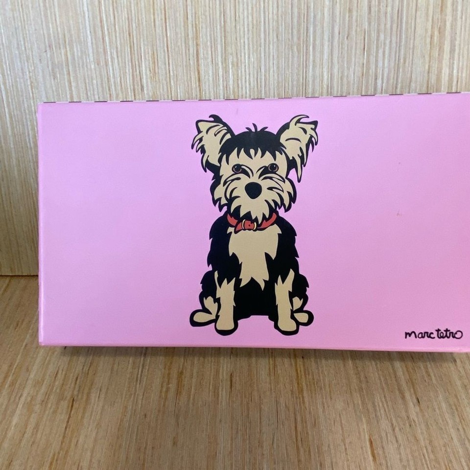 NEW Marc Tetro Yorkshire Terrier YORKIE Zippered Wallet In Gift Box Dog ...