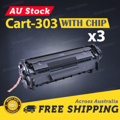 3x Non-OEM Toner Cartridge CART-303 for Canon L11121E Laser Shot ...