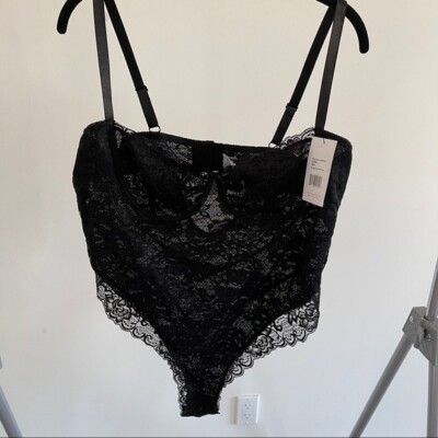 Black Lace Teddy Lingerie 3X Bodysuit Oh la la Cherie Plus Sexy ...