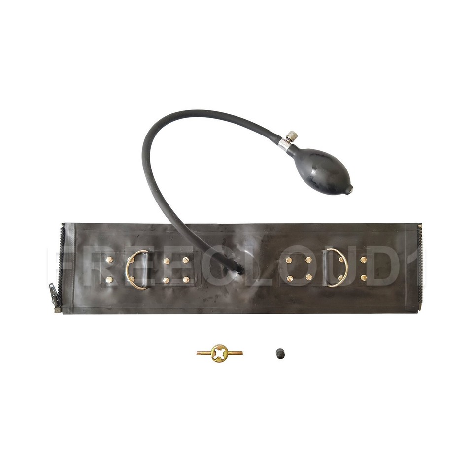 Latex Neck Corset Collar Back Zipper Inflatable Rubber Neck Corset 0 ...