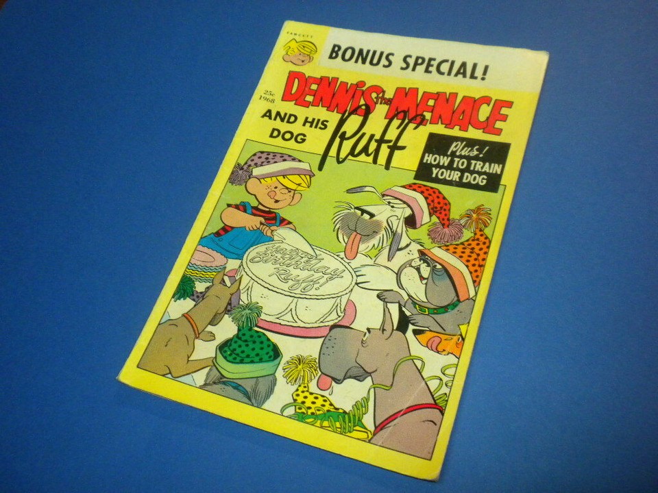 DENNIS THE MENACE AND HIS DOG RUFF #54 Fawcett Comics 1968 KETCHAM ...