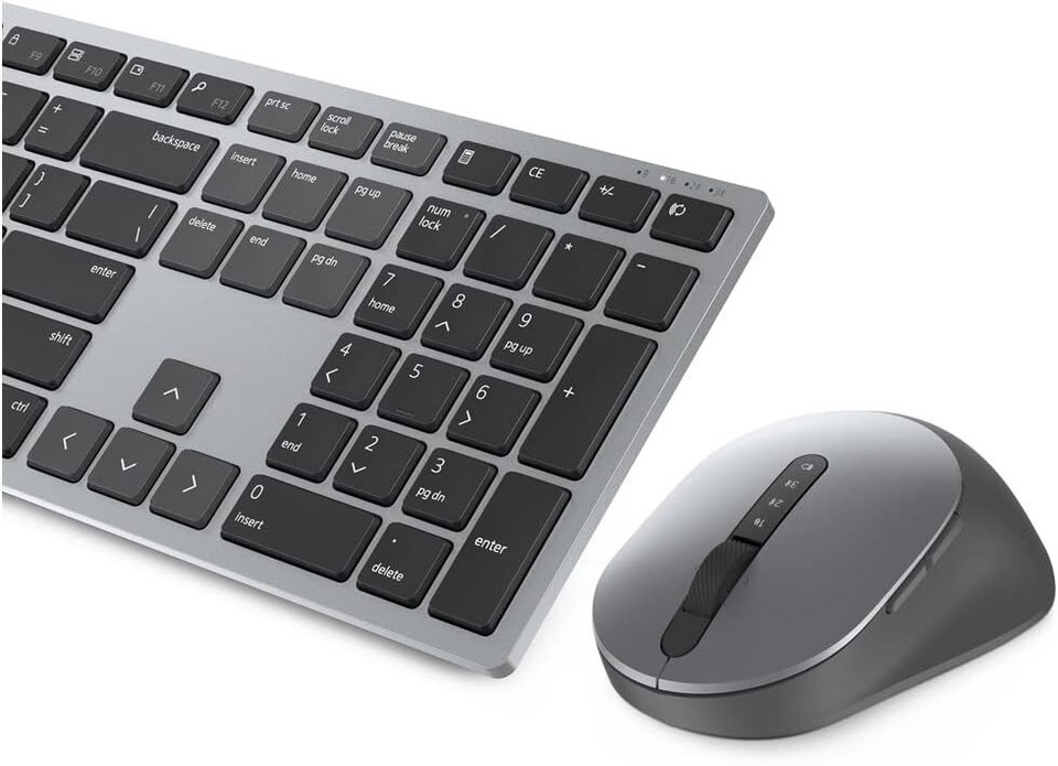 Dell KM7120W Multi-Device Wireless Keyboard and Mouse Combo - Titan ...