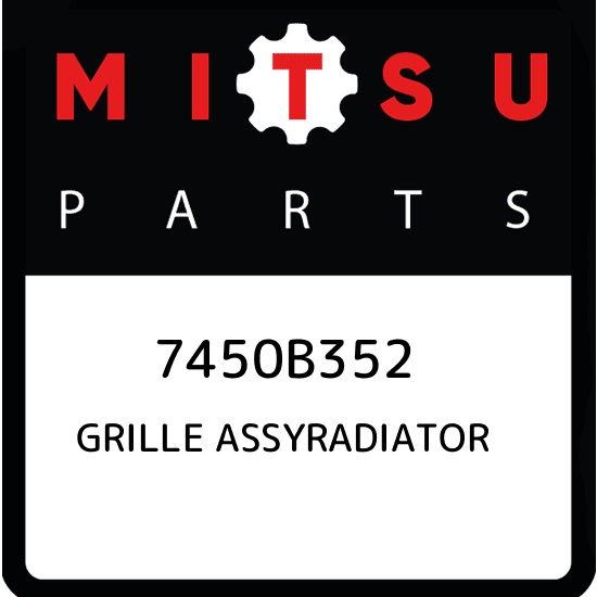 Genuine Mitsubishi Upper Grille 7450B352 for sale online | eBay