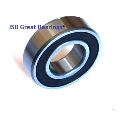 (Qty.2) R6-2RS rubber seals bearing R6-rs ball bearing 3/8" x 7/8" x 9/ ...