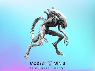 Xeno Scorched Clone - Resin 3D Print Alien Miniature | Cyberpunk ...