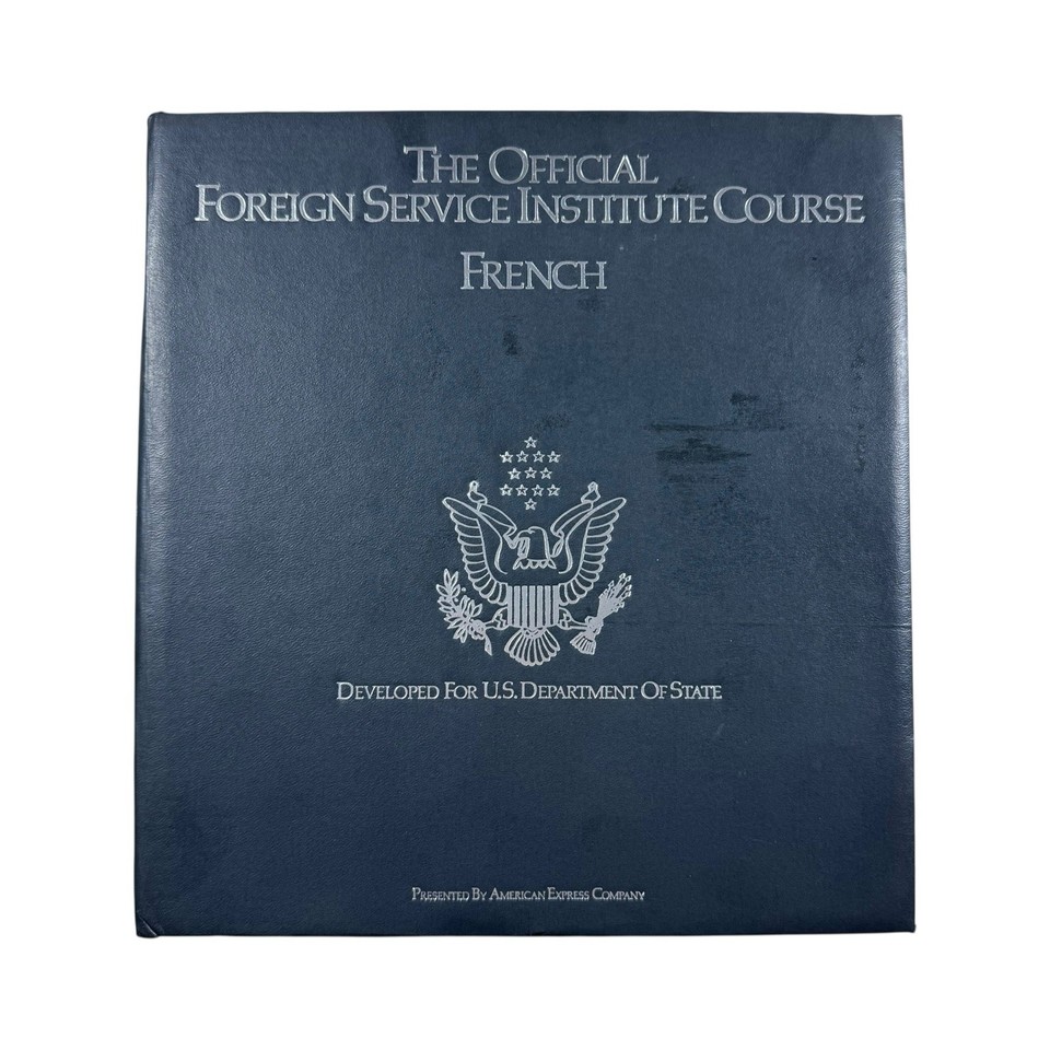 The Official Foreign Service Institute Course French 24-Tape Set US DOS ...