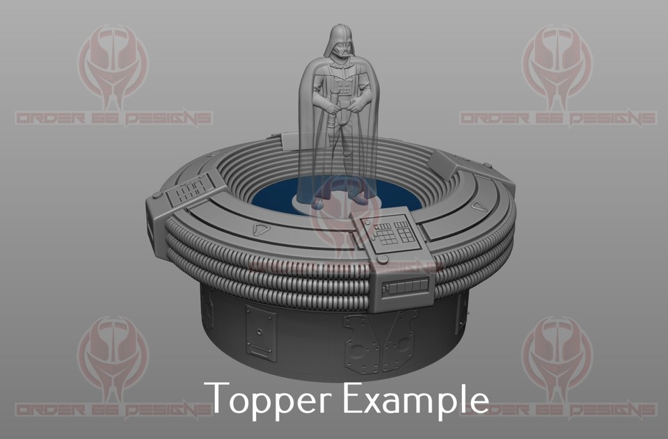 Star Wars Legion 3d printed Holo Table - Round Version - Legion ...