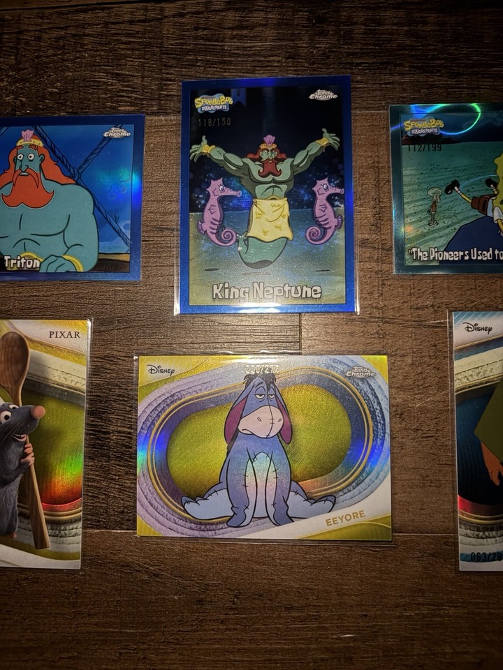 Disney and Spongebob Trading Card lot, all numbered! | eBay
