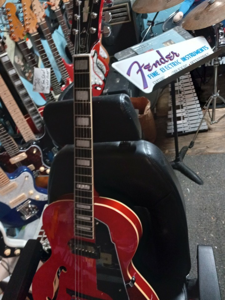 GROTE RED JAZZ ELECTRIC HOLLOWBODY-THINK EPIPHONE CENTURY gorgeous ZERO ...