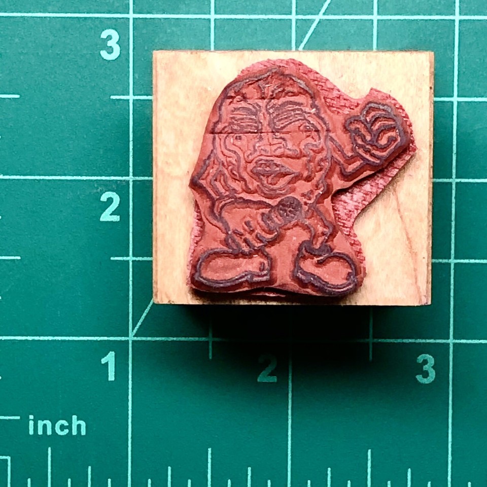 CALIFORNIA DANCING RAISIN by THE STAMP CRAFTER funny joke laugh grape ...