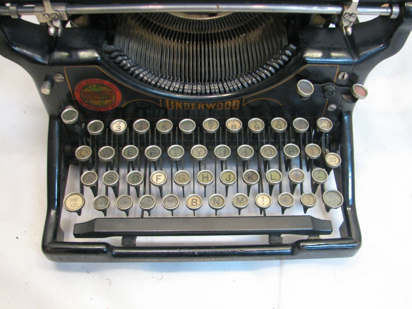 Underwood No. 5 Antique Typewriter Standard Mechanical Writing Machine ...