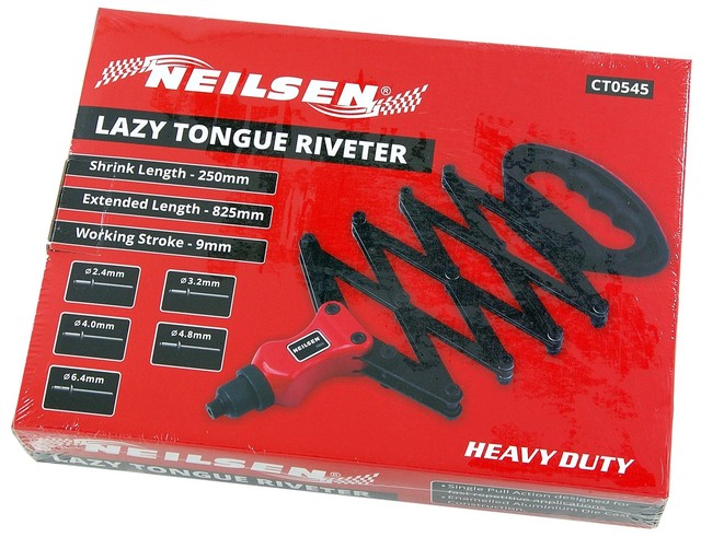 Heavy Duty Accordion Lazy Tong Tongue Hand Riveter Rivet Riveting Gun ...