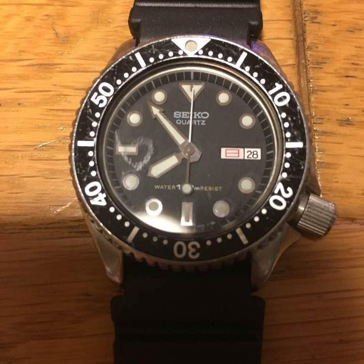 SEIKO Vintage Diver's Watch Approx 40 Years Old New Band Glass ...