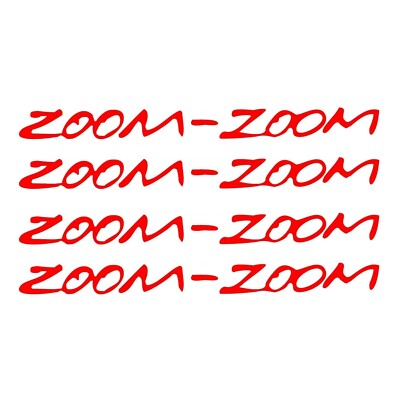 Zoom Zoom Decal Die Cut Vinyl Sticker JDM Car Drifting Racing Decal | eBay