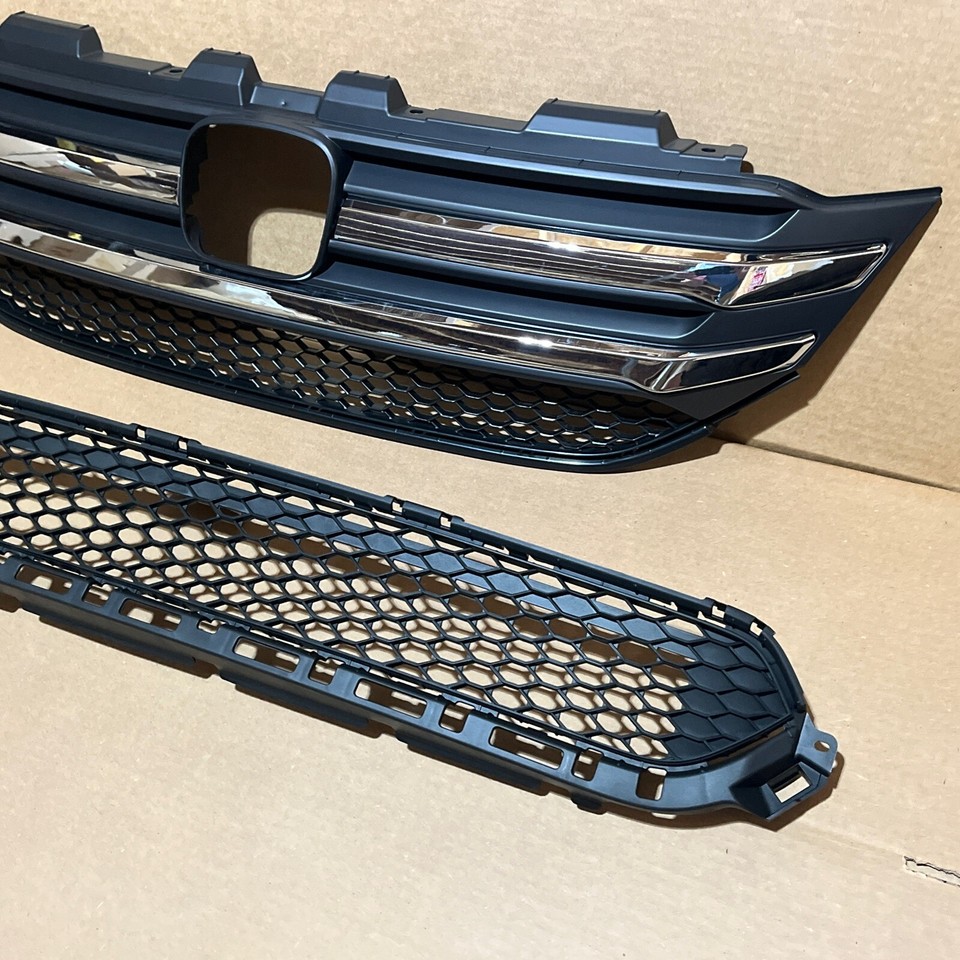 6PC Set 2016-2018 HONDA PILOT Front Bumper Upper & Lower Grille NEW | eBay