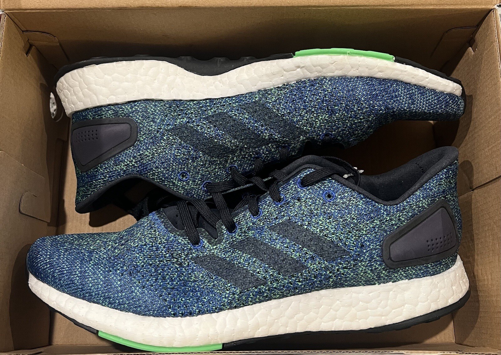 Men’s Size 8.5 Adidas PureBOOST DPR Running Shoes ‘Hi Res Blue’ CM8317 ...