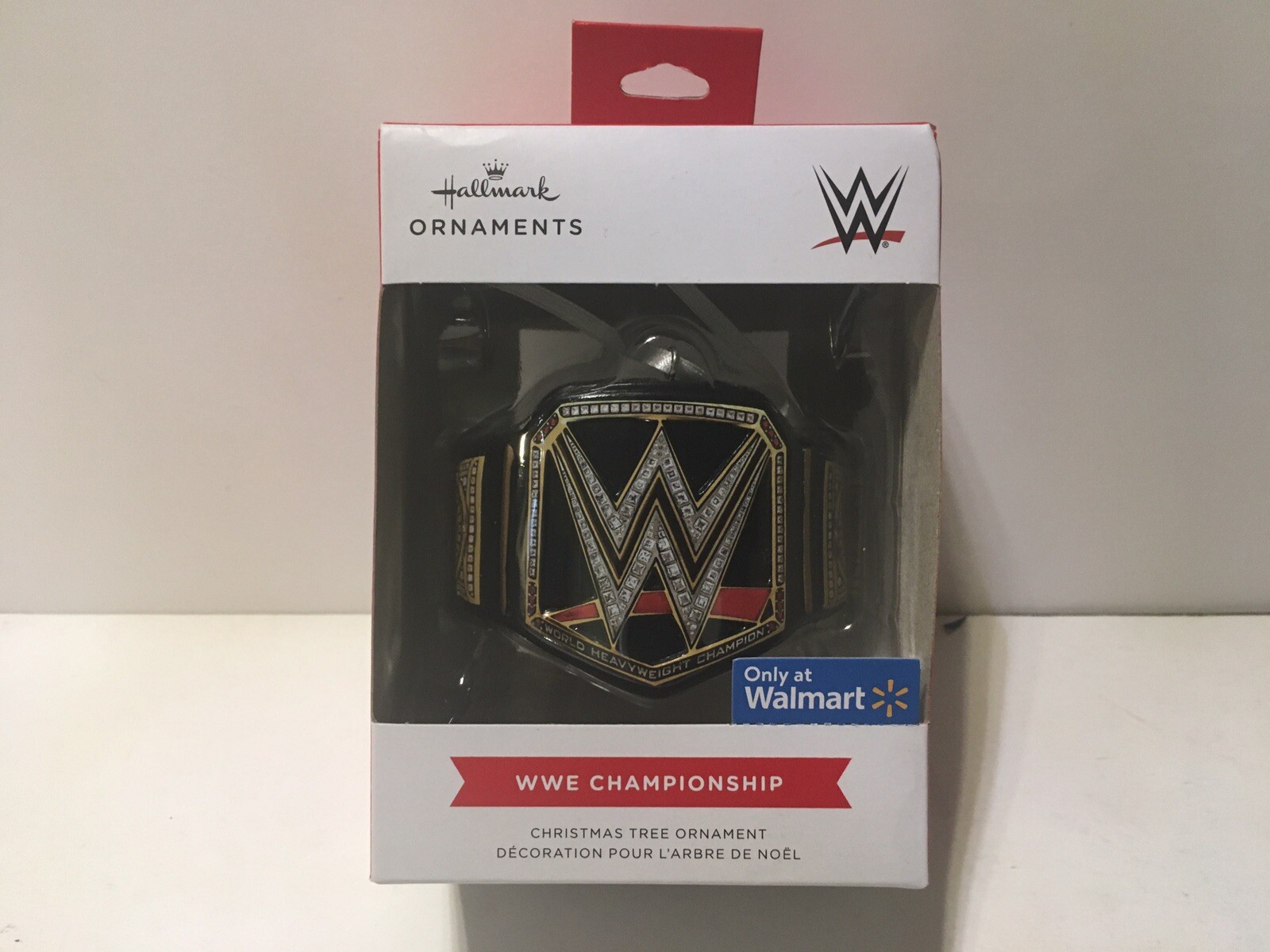 Hallmark WWE Championship Belt Walmart Christmas Ornament Wrestling ...