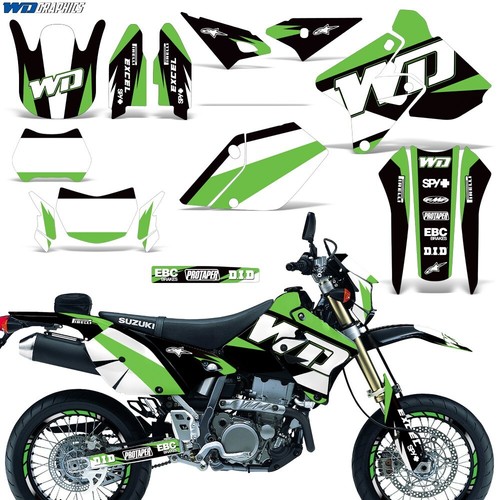 Graphics MX Decals + # Plates For Kawasaki KLX 400 2000-2016 WD GRN | eBay