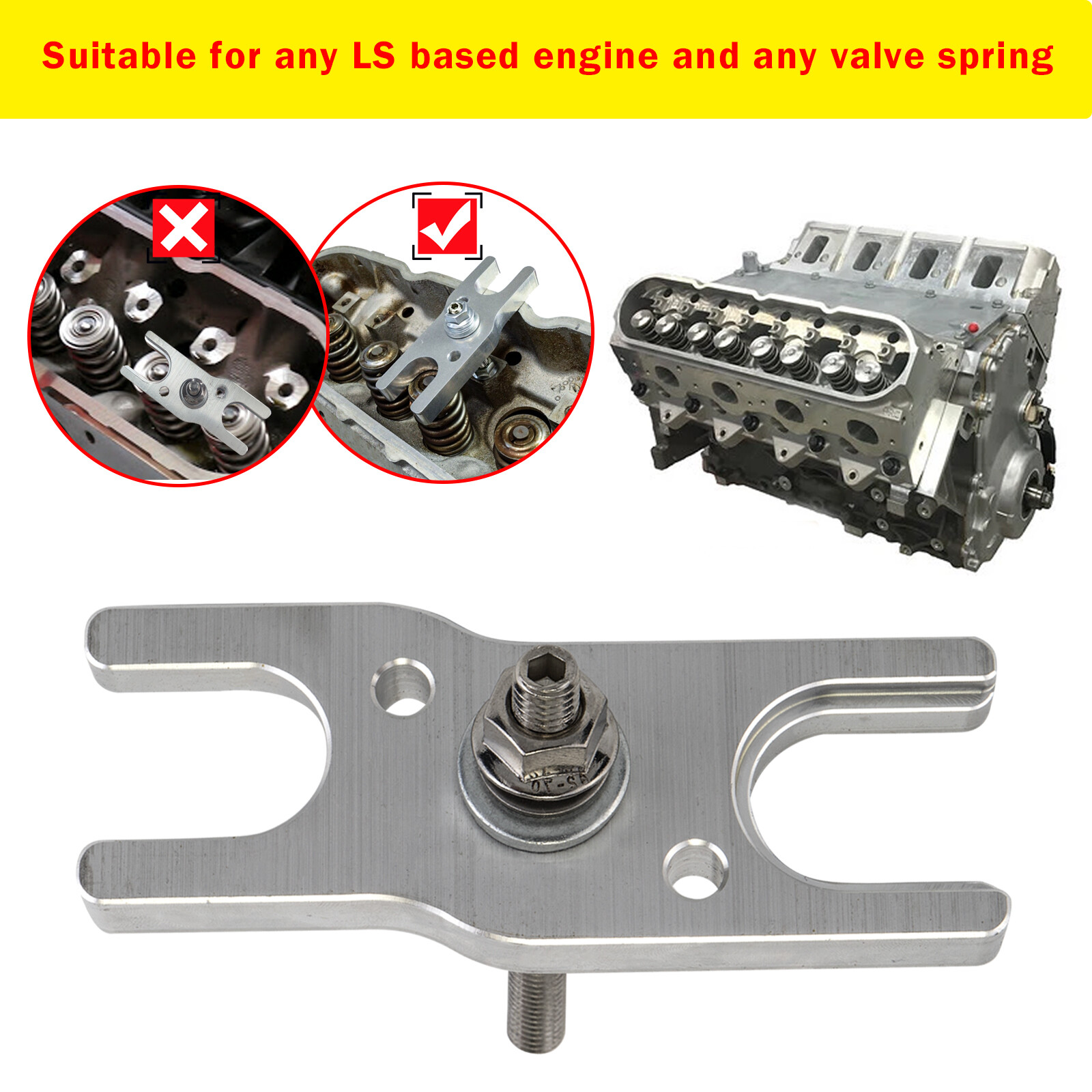 LS Valve Spring Compressor Tool 5.3 4.8 5.7 6.0 6.2 LS1 LS2 LS3 LS6 ...
