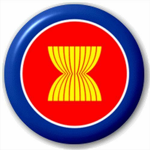 Small 25mm Lapel Pin Button Badge Novelty ASEAN - Asian Flag for sale ...
