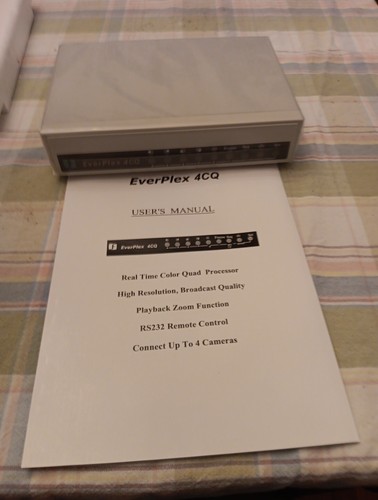 EverPlex 4CQ. 4 Channel CCTV Multiplexer EP4CQ | eBay