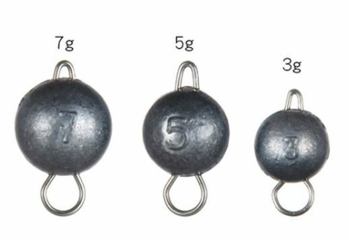 Cheburashka Cheb Ball Fishin Sinkers Weights Jig Head 3g / 5g / 7g Soft ...