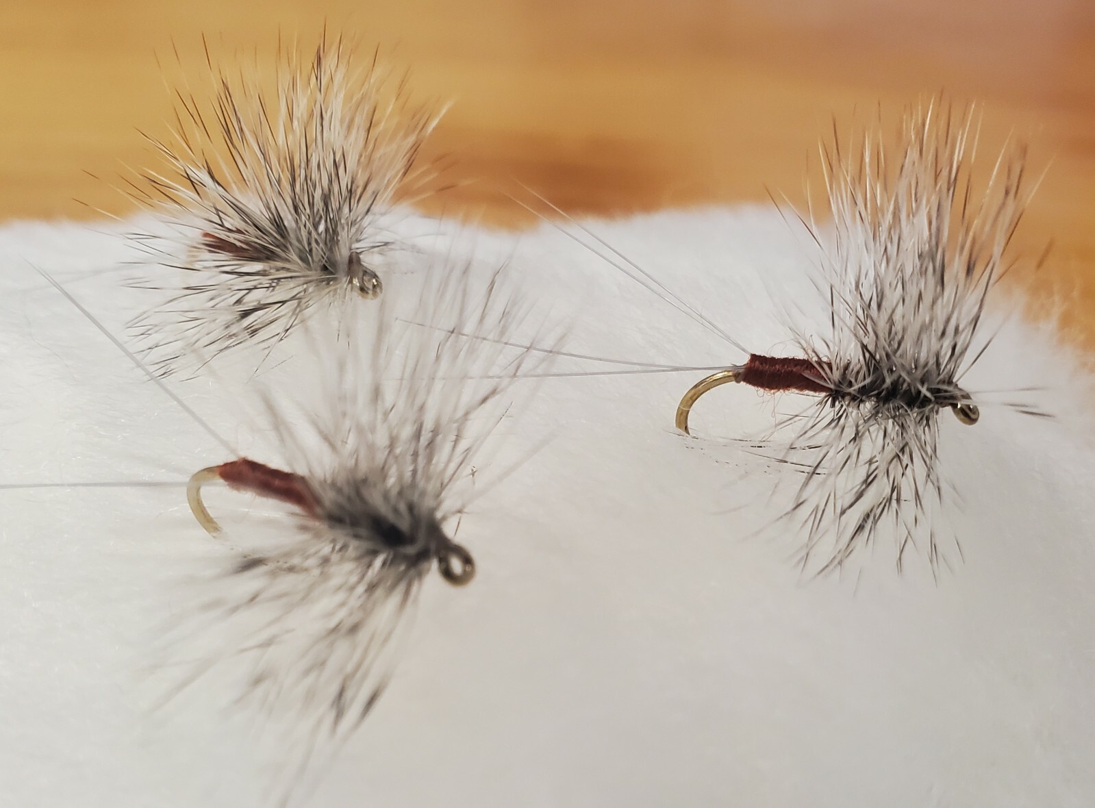 Rusty Spinner, Hackle Wing Rusty Spinner, Hi Vis Rusty Spinner, Dry Fly ...