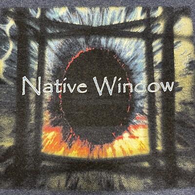Native Window Band T-Shirt Unisex Large Blue Short Sleeve Graphic 2009 ...