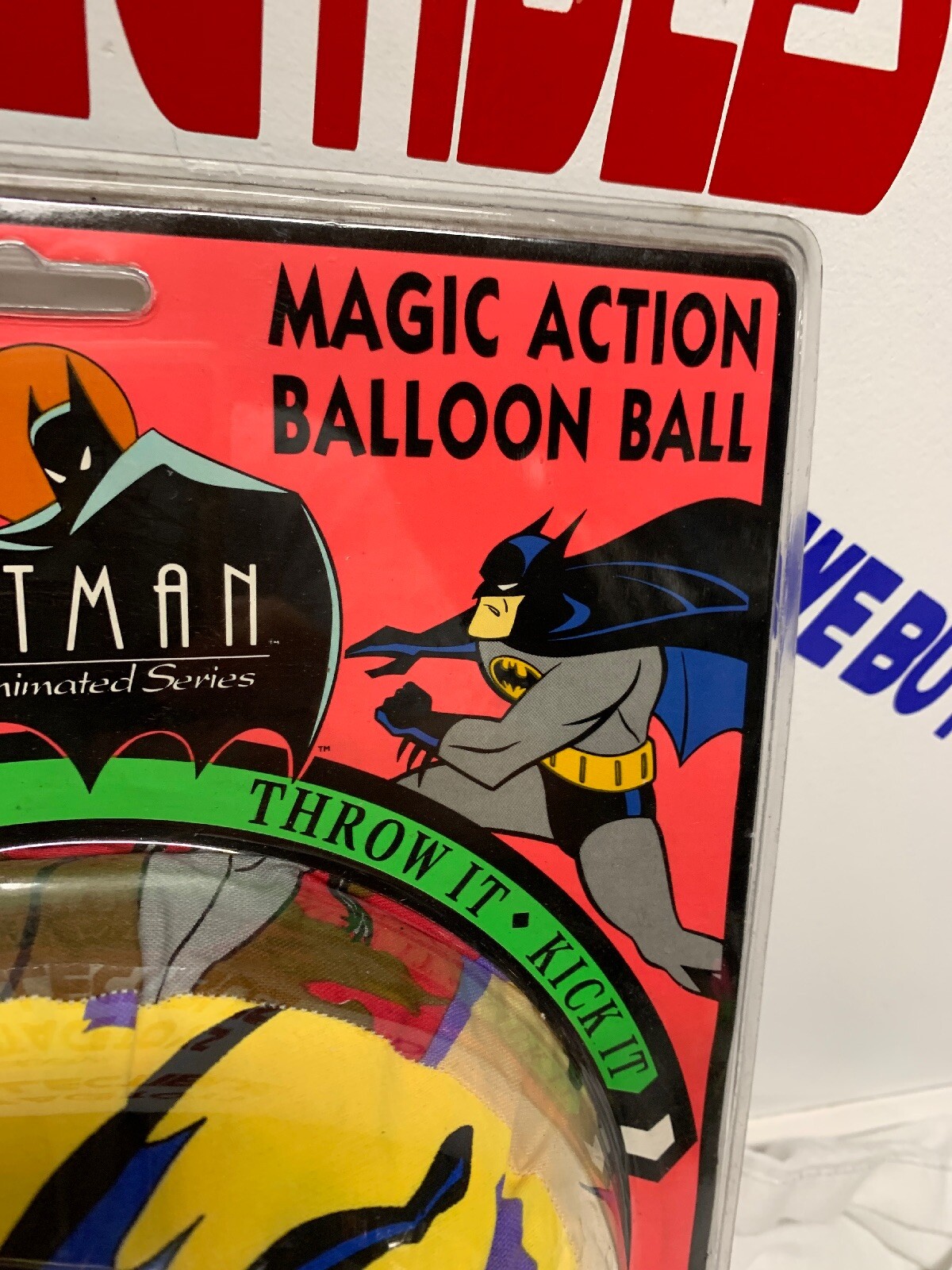 Vintage 1991 Official Balzac Batman The Animated Series Balloon Ball ...