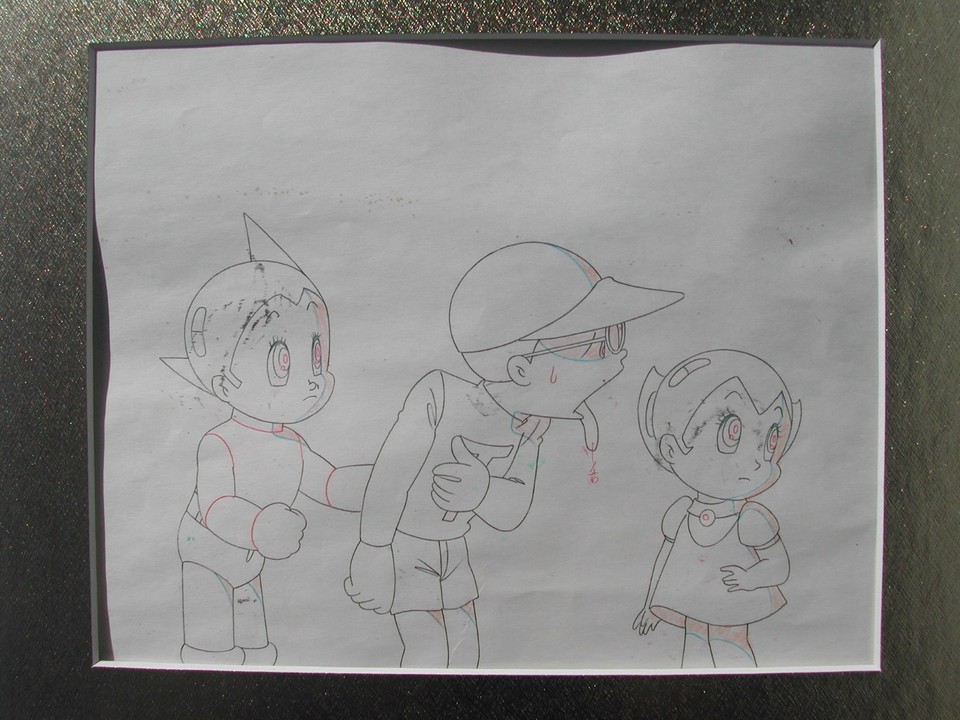 ORIGINAL ASTRO BOY ANIMATION PRODUCTION CEL WITH DRAWING | eBay