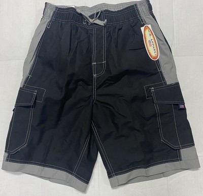 US Apparel Islander 5 Pockets Men’s Swim Shorts Trunks Swimsuit Size S ...