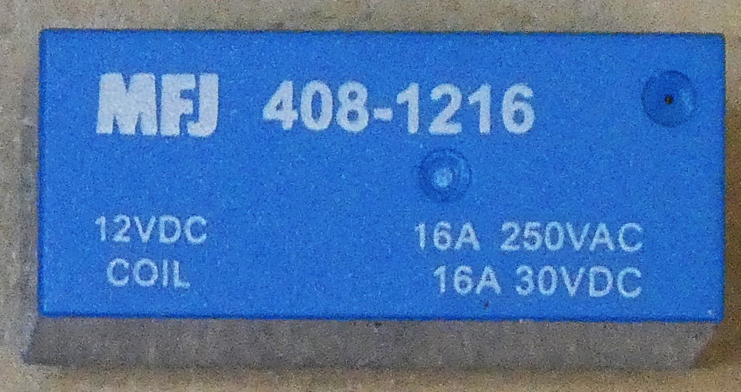 Ameritron MFJ 408-1216 relay 16A 12Vdc coil for antenna tuners + other ...