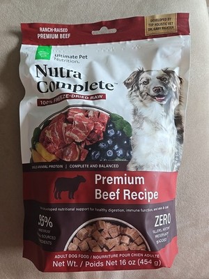 Nutra Complete Premium Beef Recipe 16 Oz | eBay