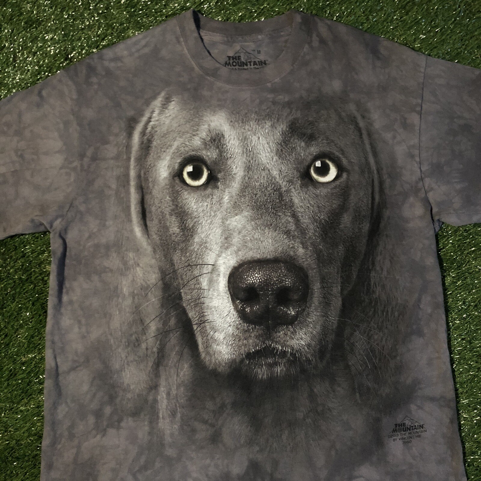 2013 The Mountain Labrador Dog Big Face Gray Tie-Dye … - Gem