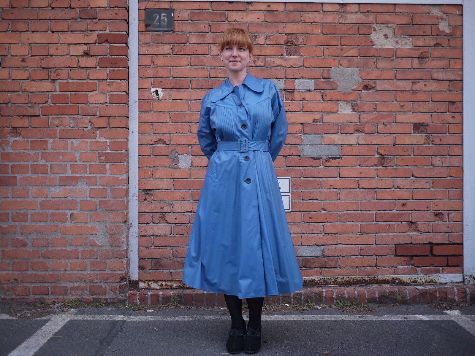 Damen Regenmantel 40er Mantel 40´s raincoat 50er True VINTAGE 50´s ...