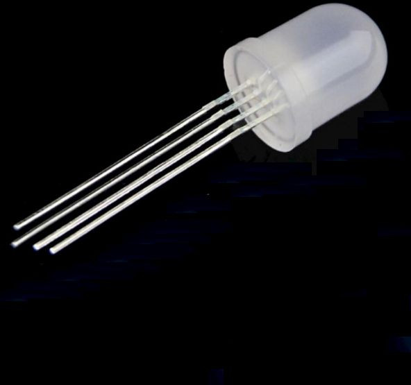 20 pcs PL9823 F8 8mm LED round RGB LED P9823 chipset inside Full color ...