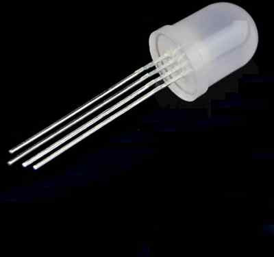 20 pcs PL9823 F8 8mm LED round RGB LED P9823 chipset inside Full color ...