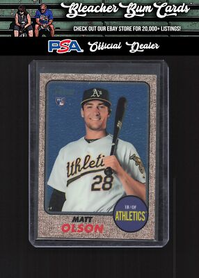 2017 Topps Heritage THC-681 Matt Olson Chrome Rookie /999 | eBay
