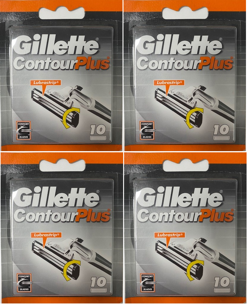 Gillette Contour Plus (Atra Plus) Refill Razor Blades - 40 Cartridges ...
