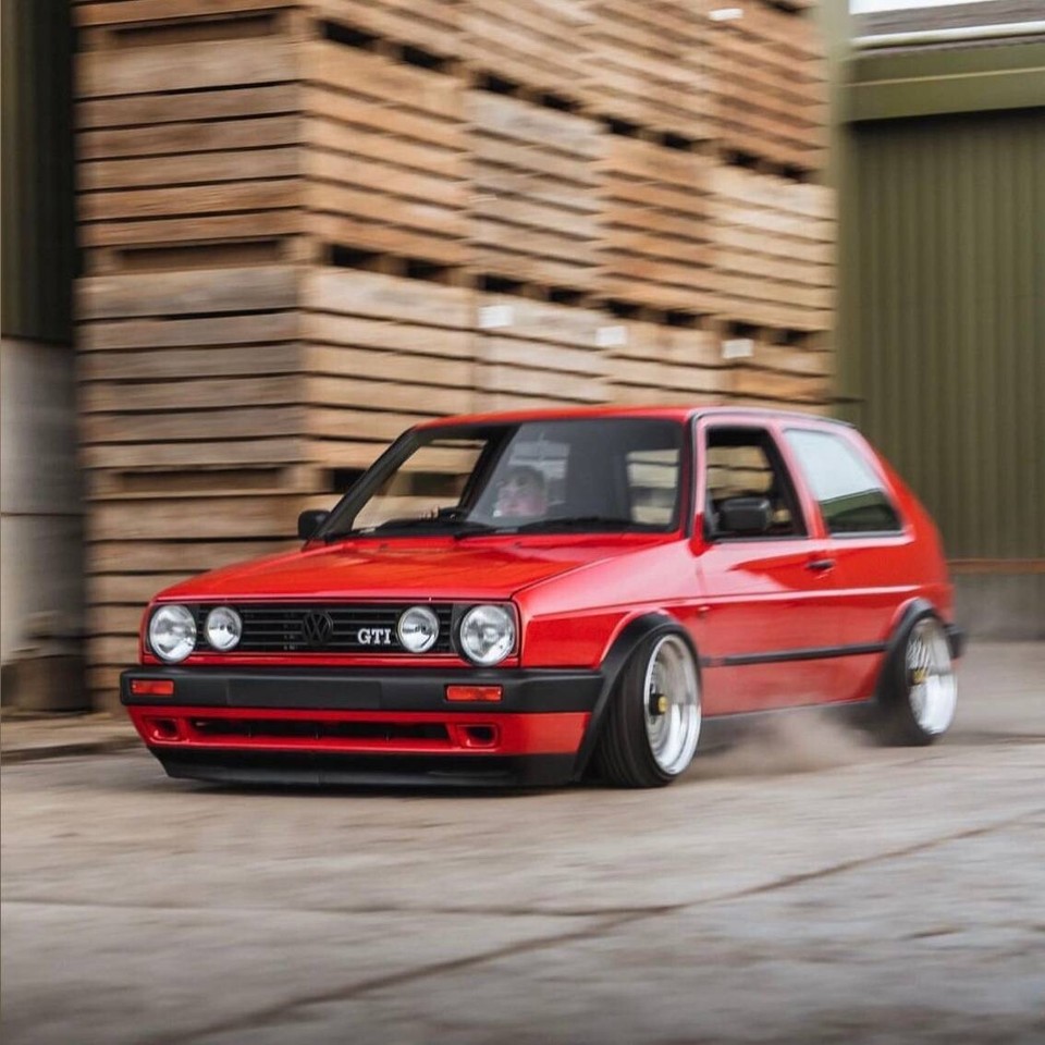 Big bumper air ducts / vents / brake intakes VW GOLF MK2 JETTA GTI 16V ...