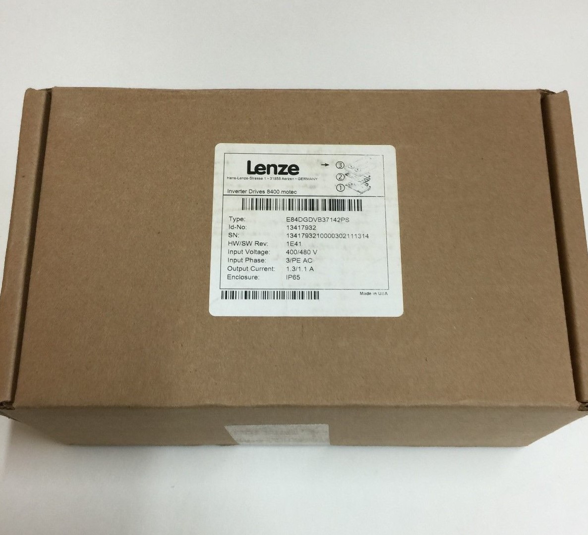 Lenze 8400 MOTEC Inverter Drive E84DGDVB37142PS for sale online | eBay