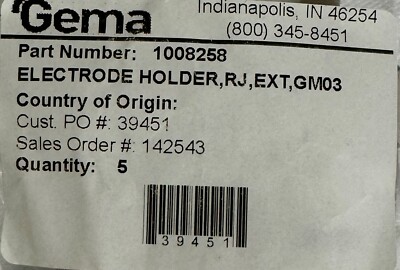ELECTRODE HOLDER SKU#: GEMA-1008258 | eBay